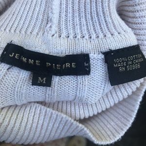 JEANNE PIERRE | Sweaters | Jeanne Pierre Off White Cream Turtleneck ...
